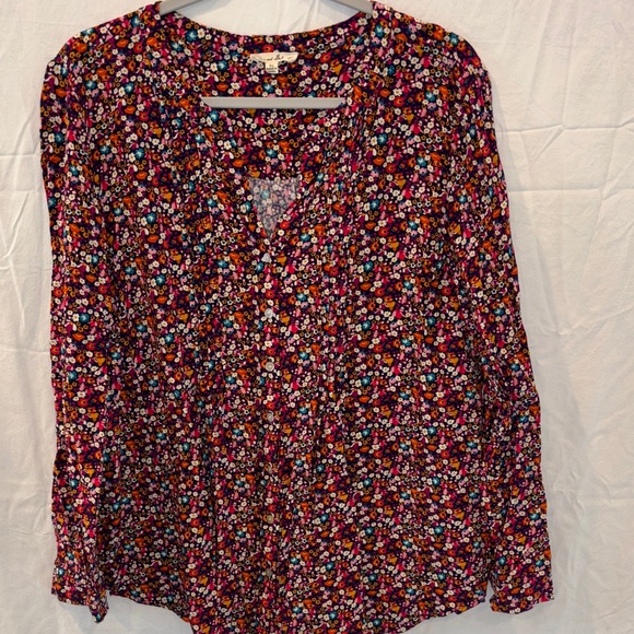 Jane and Delancey | Tops | Jane And Delancey Multicolor Floral Blouse ...